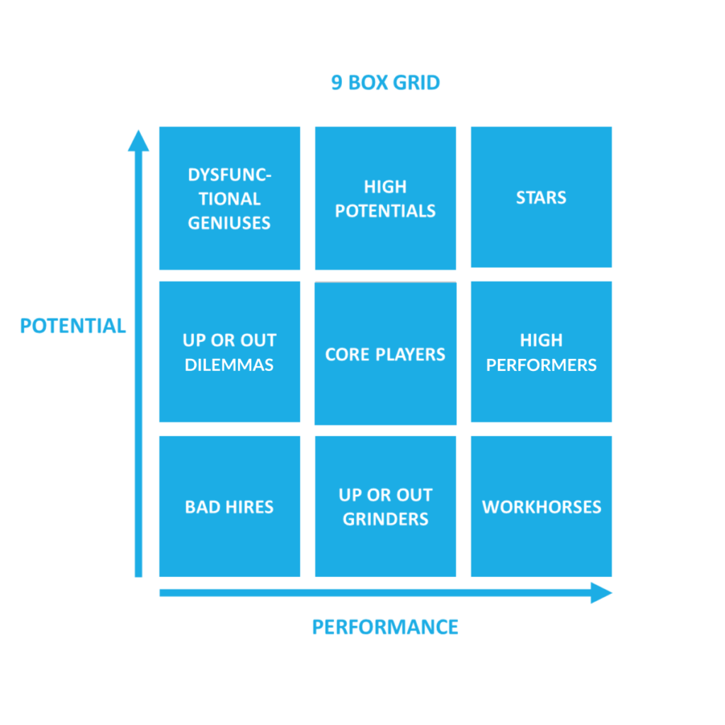 9 box Grid For Talent Assessment Winzard